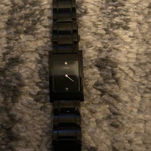 Guess | Accessories | Guess Black Rectangle Watch | Poshmark